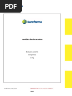 Bula Exodus-Gts Set2013 | PDF | Depressão | Antidepressivo