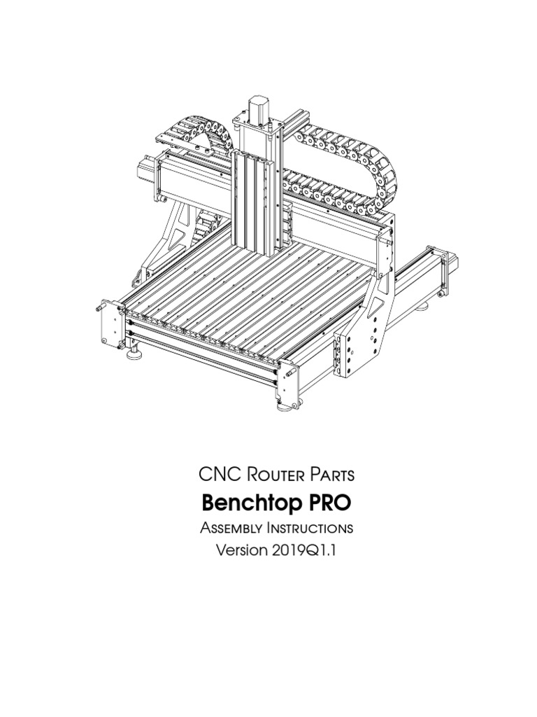 CRP900 Benchtop PRO Assembly Instructions v2019Q1 1 | PDF | Screw | All Rights Reserved