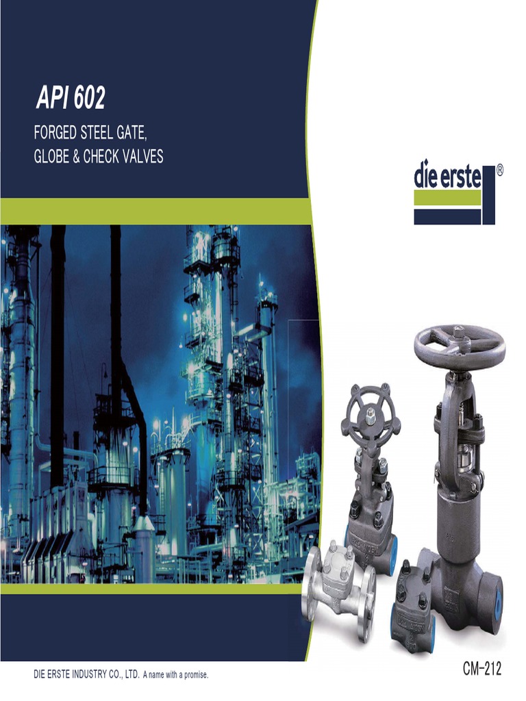 Api 602 | PDF | Valve | Gas Technologies