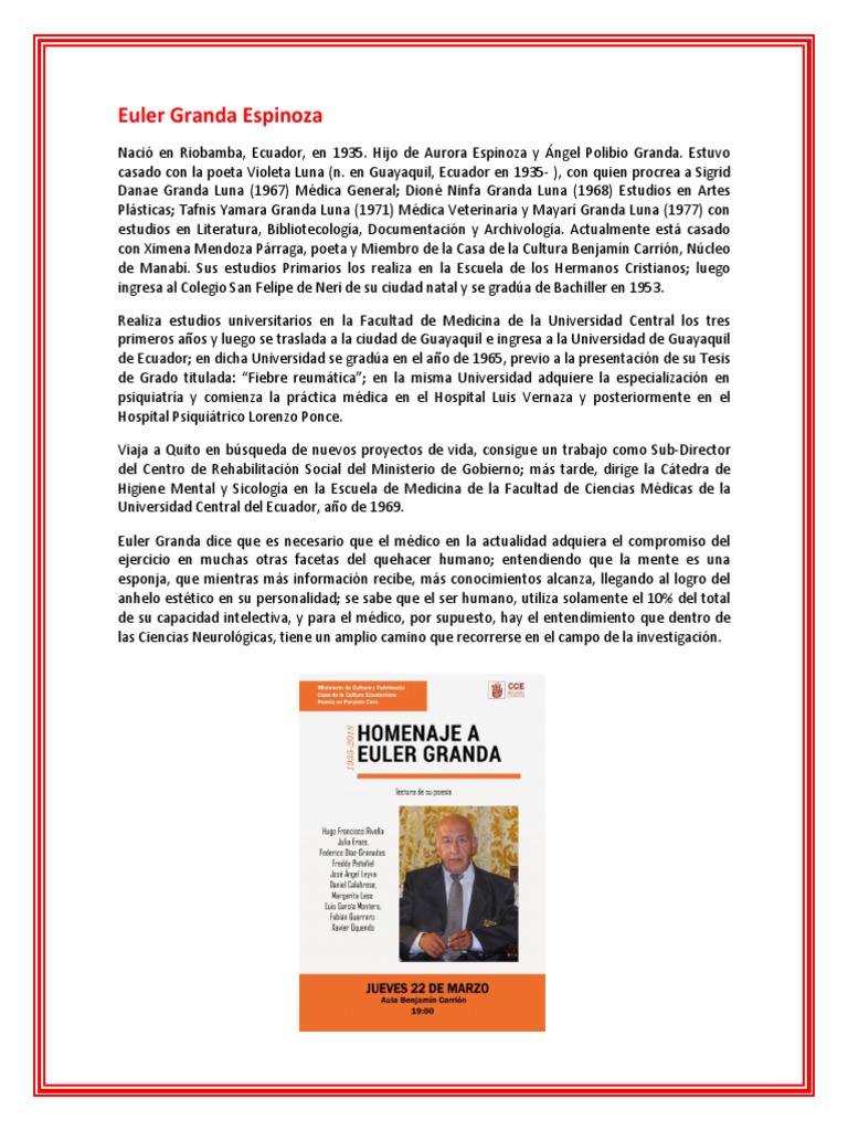 Euler Granda Espinoza | PDF