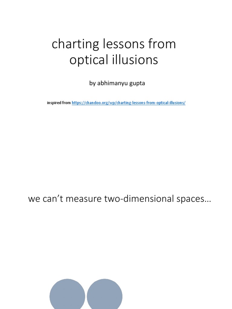 Charting Lessons From Optical Illusions | PDF