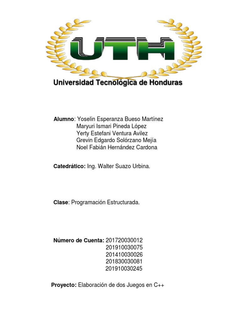 Informe de Programacion Estructurada | PDF | C ++ | Biblioteca ...