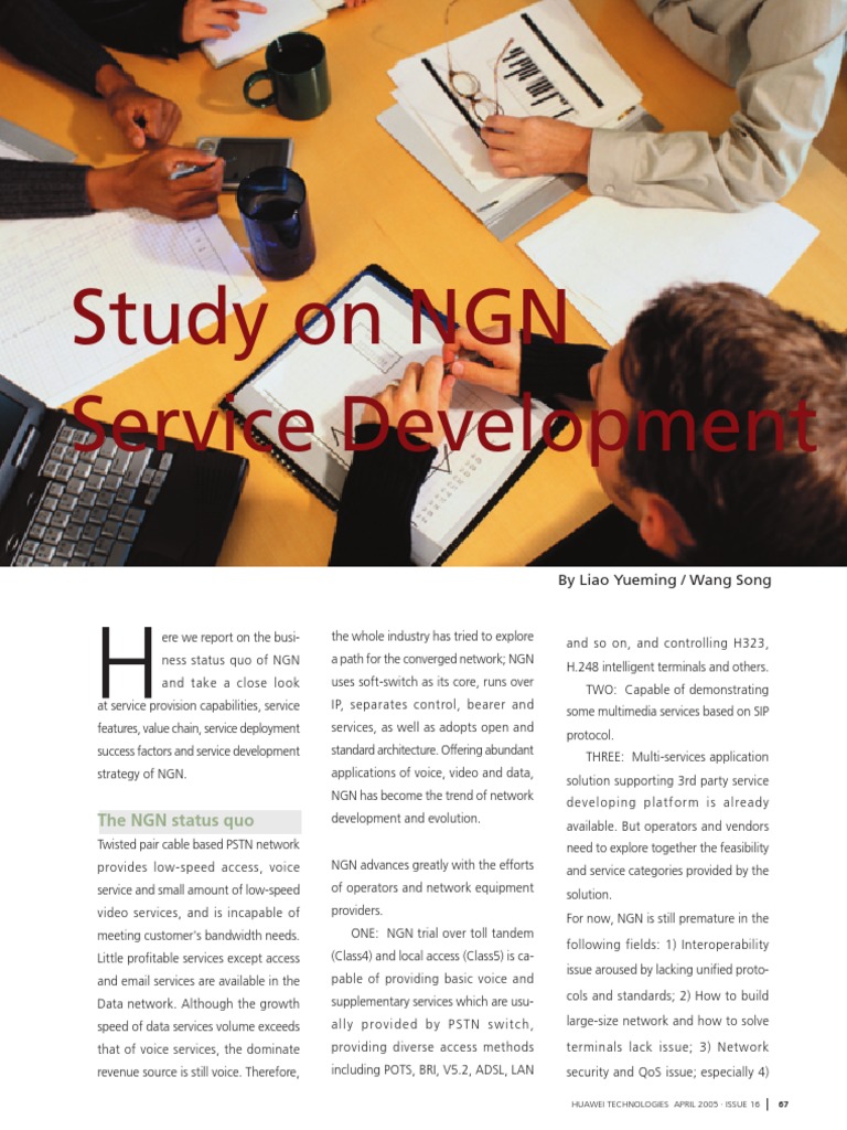 Study On NGN Service Development | PDF | Information And Communications ...