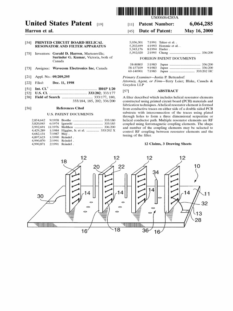 PCB Helical Resonator and Filter | PDF | Printed Circuit Board | Inductor