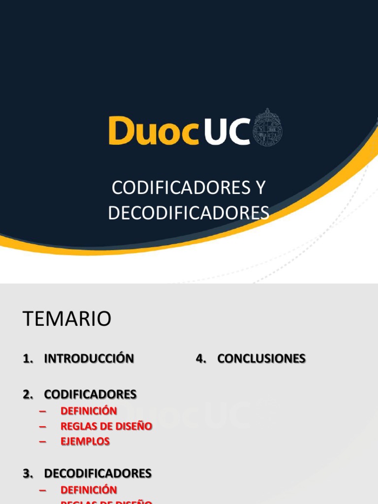 Códigos de Decodificadores y Codificadores | PDF | Función (Matemáticas ...