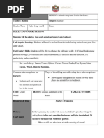 Nouns Lesson Plan-NSC Format | PDF | Lesson Plan | Cognitive Science