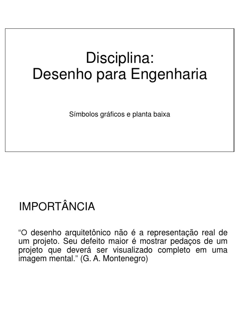 Simbologia de Planta Baixa Arquitetônica | PDF | Mídia artística