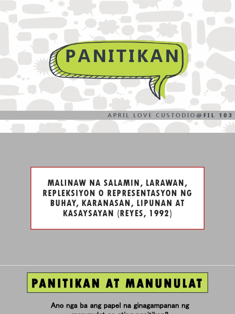 Panitikan | PDF