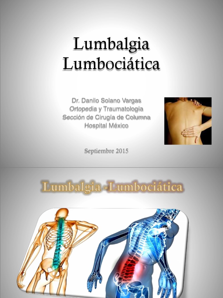 Lumbociatica | PDF | Dolor lumbar | Sistema nervioso