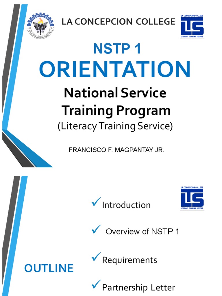 NSTP 1 Orientation PDF | PDF | Career & Growth