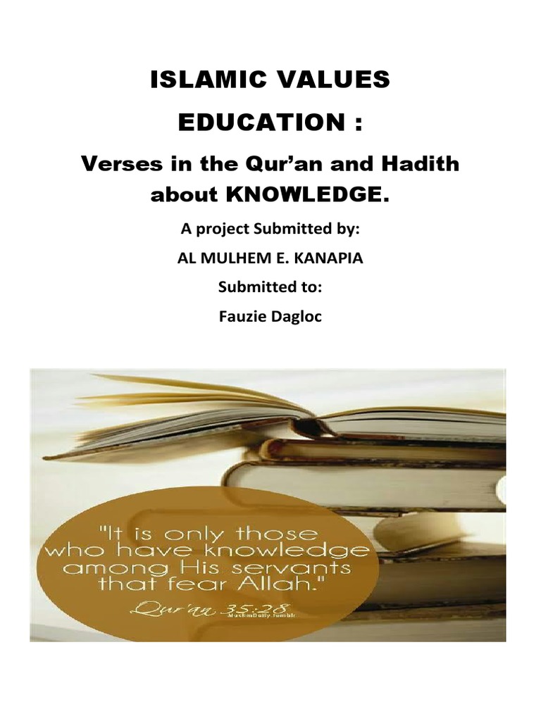 Qur'an Verses and Hadiths About Knowledge | PDF | Abrahamic Religions ...
