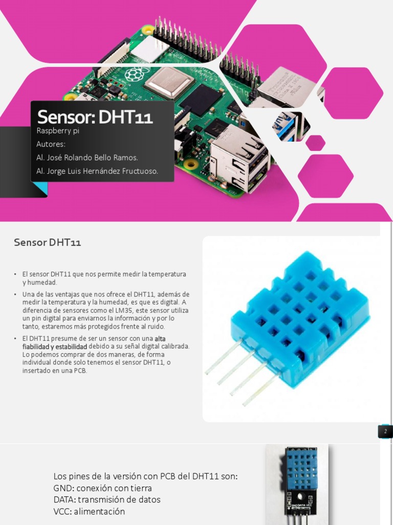 Sensor Dht11 Rasberry | PDF