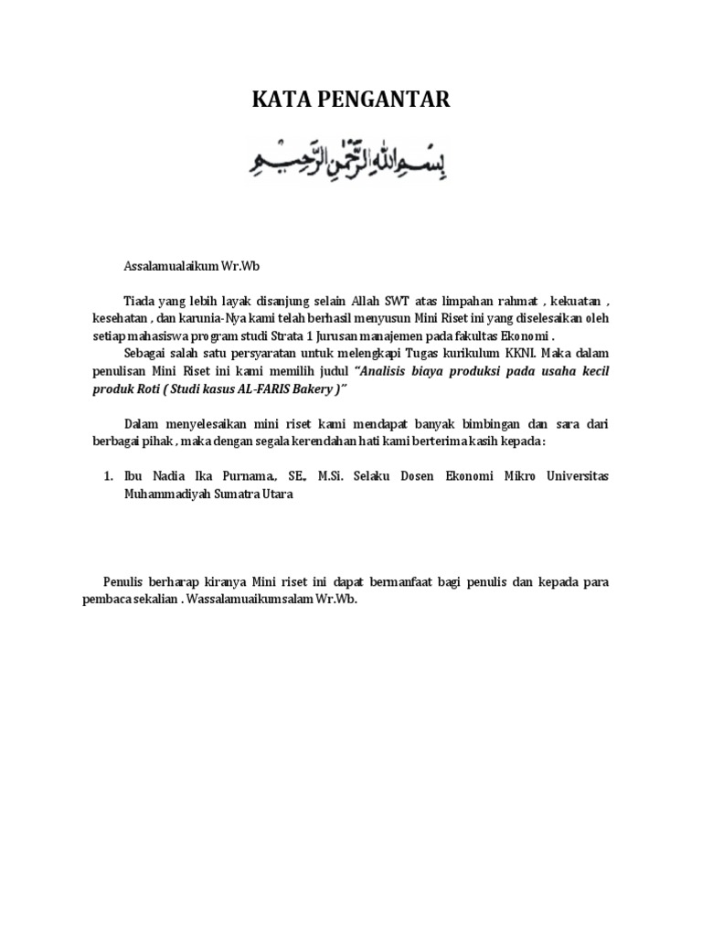 Mini Riset Ekonomi Mikro | PDF