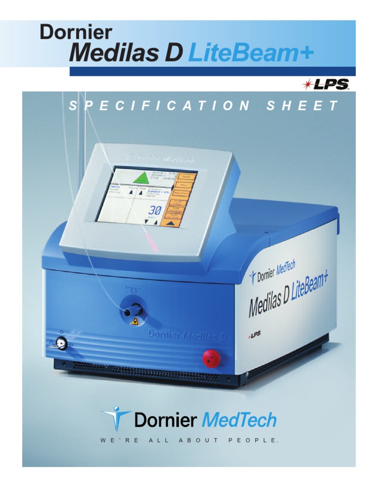 Data Sheet Dornier Medilas D LiteBeam+ | PDF | Laser | Optics