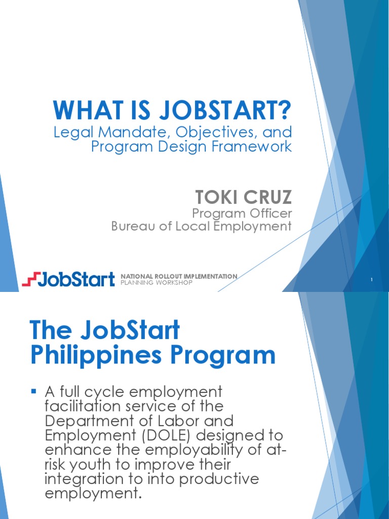 An Overview of the JobStart Philippines Program: Objectives, Services ...