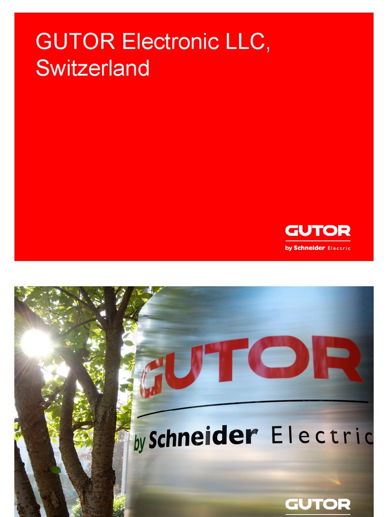 GUTOR Electronic LLC, Switzerland | PDF | Direct Current | Iso 9000
