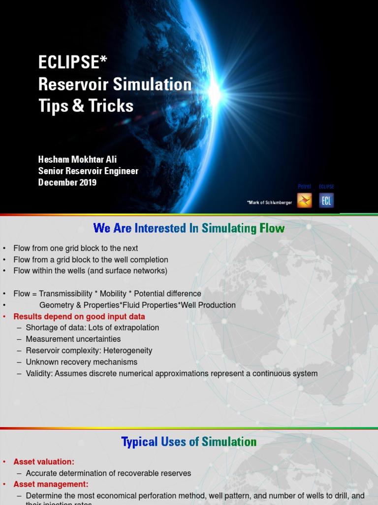 ECLIPSE Simulation | PDF | Petroleum Reservoir | Nonlinear System