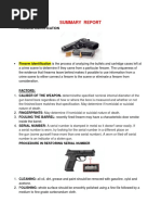 Forensic Ballistic Notes | PDF | Firearms | Cartridge (Firearms)