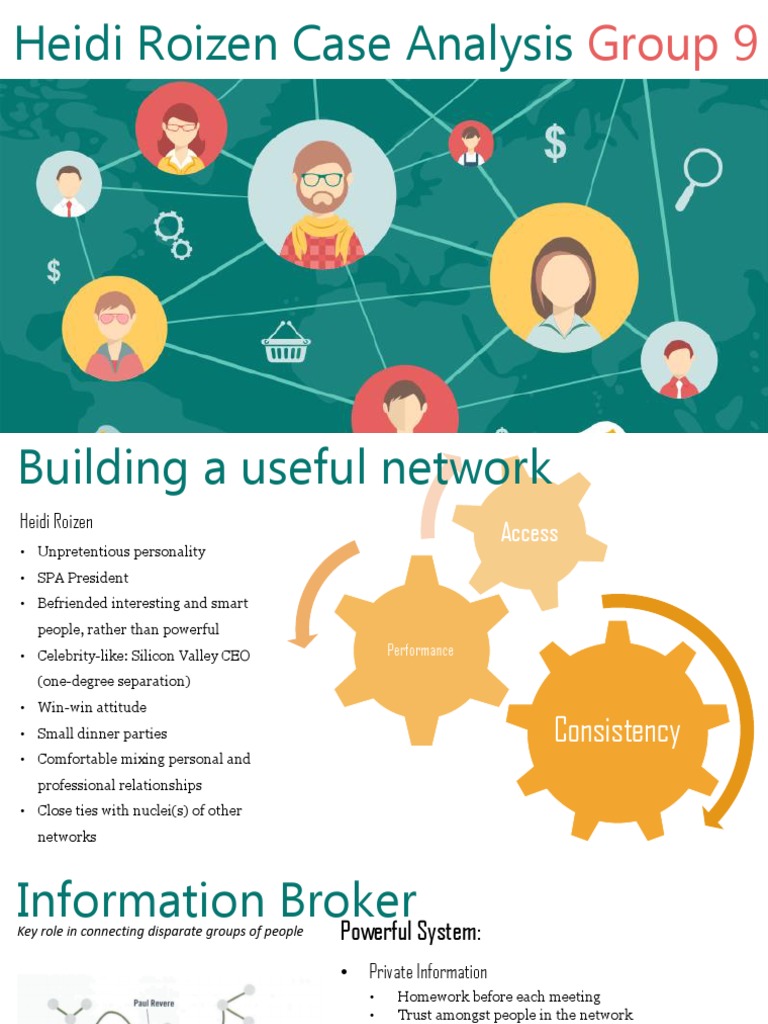 Adapting a Powerful Network: Strategies for Heidi Roizen to Effectively ...