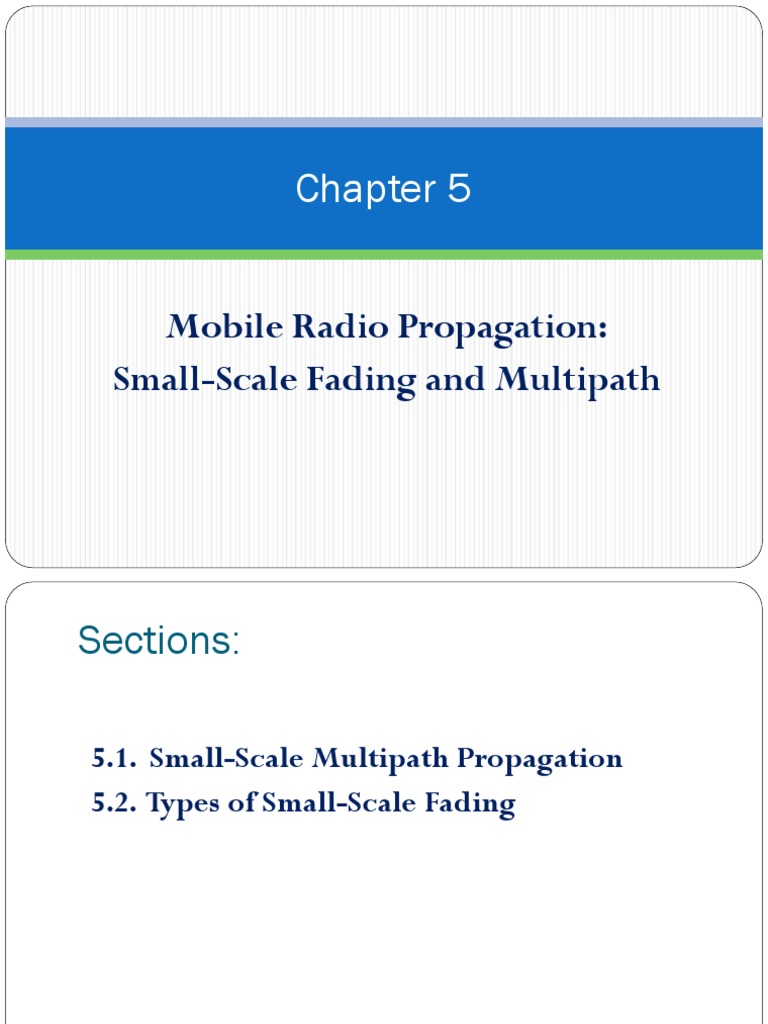 An Overview of Small-Scale Fading and Multipath Effects in Mobile Radio Channels | PDF | Radio ...