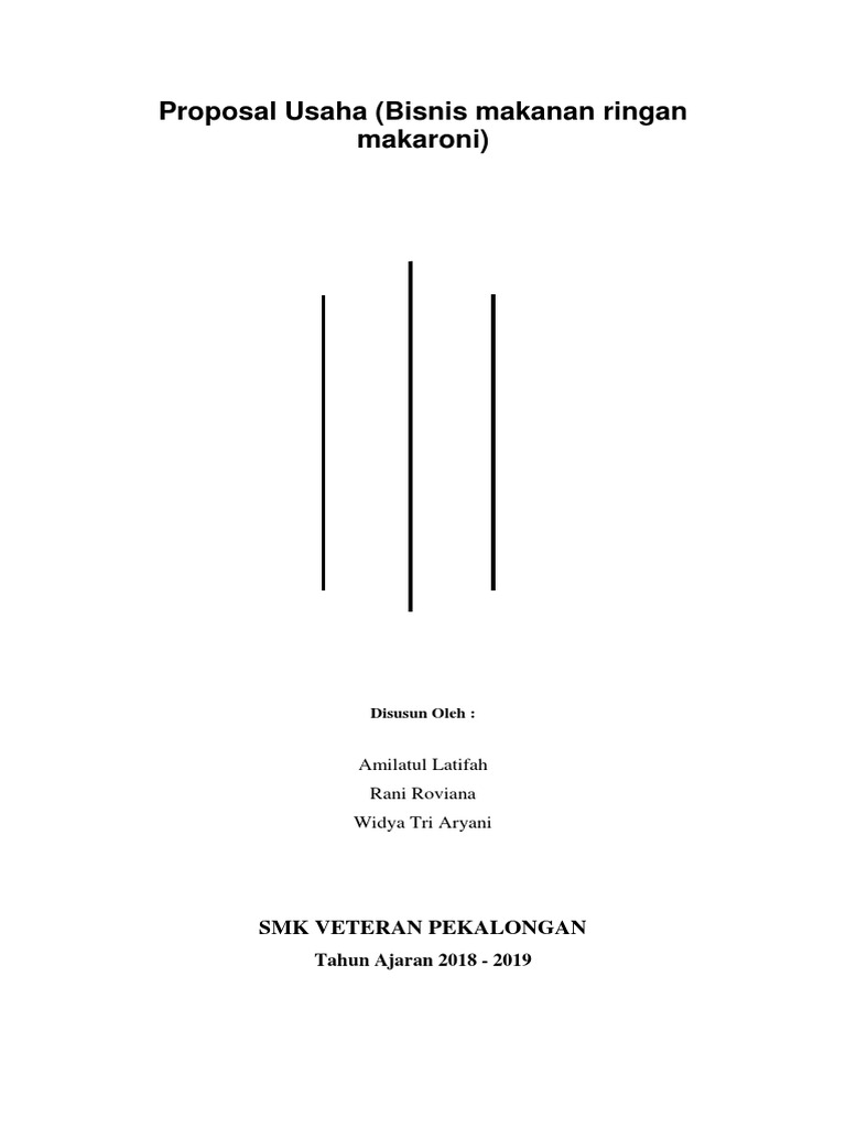 Proposal Usaha Sma | PDF