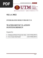Water Reticulation Pipe Design Report | PDF | Water Supply Network | Pump