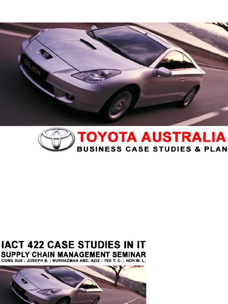 Toyota Production System Bussiness Case Studies Plan 19345 | PDF ...