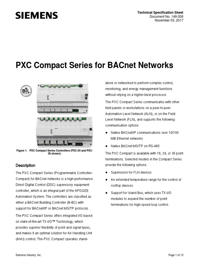 PXC Compact Datasheet 2017 | PDF | Computer Terminal | World Wide Web