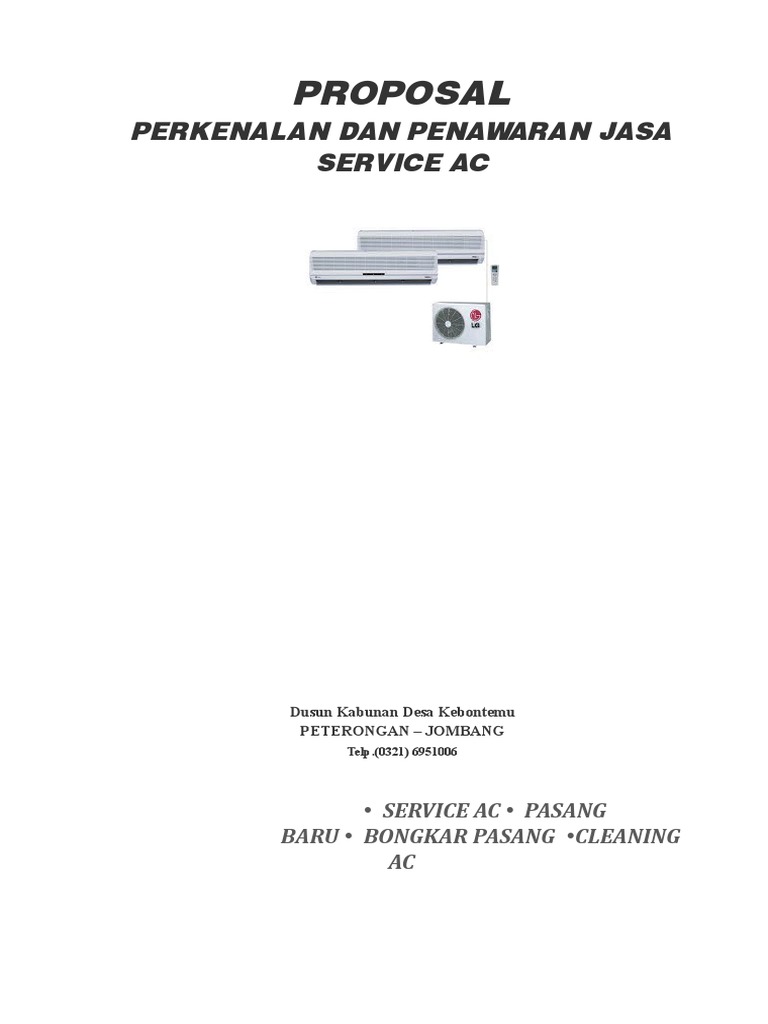 Contoh Proposal Penawaran Jasa | PDF | Bisnis
