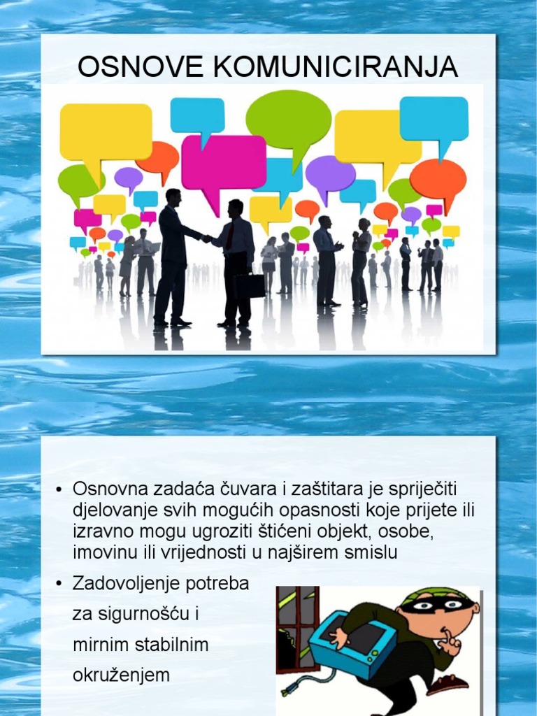 Prezentacija Osnove Komuniciranja | PDF