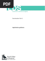 LDS Part 2 Exam Application Guide | PDF | Dentistry | Affidavit