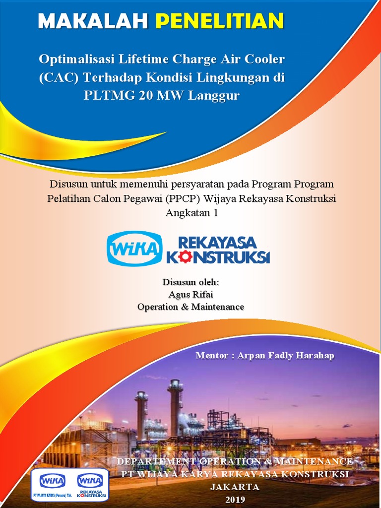 Optimalisasi CAC di PLTMG Langgur | PDF | Komputer | Teknologi & Rekayasa