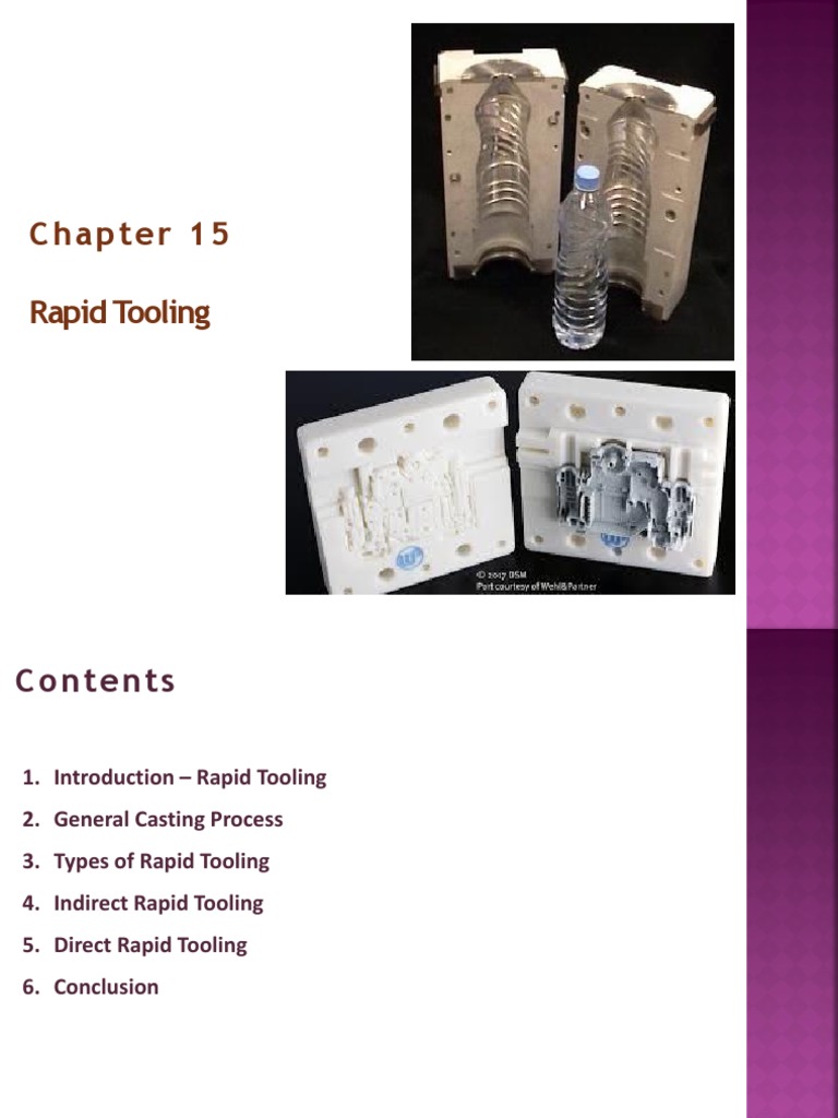 Lecture 15 Rapid Tooling 1 | PDF | Casting | Machining