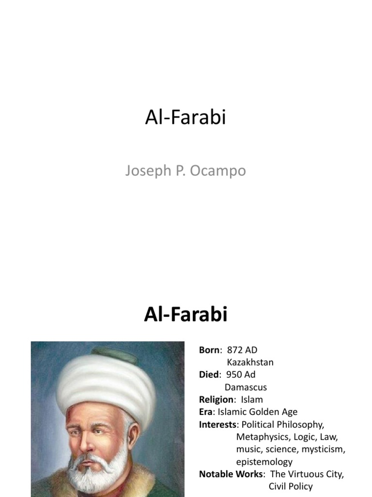 Al Farabi | PDF