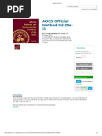 AOCS Official Method CD 29b-13 | PDF | Fat | Ester