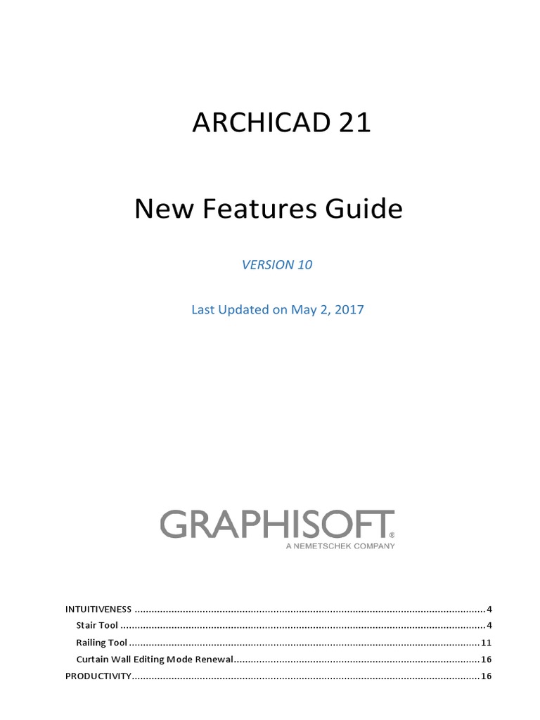 AC 21 New Features Guide | PDF | Stairs | 3 D Computer Graphics