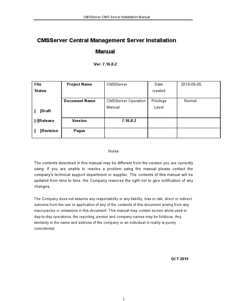 CMSV6 Manual | Download Free PDF | Backup | File Transfer Protocol
