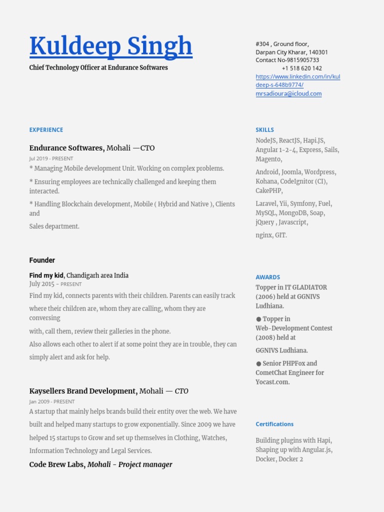 Kuldeep Singh Sadioura - DevOps, Web, Mobile App Developer | PDF | Mobile App | Computing