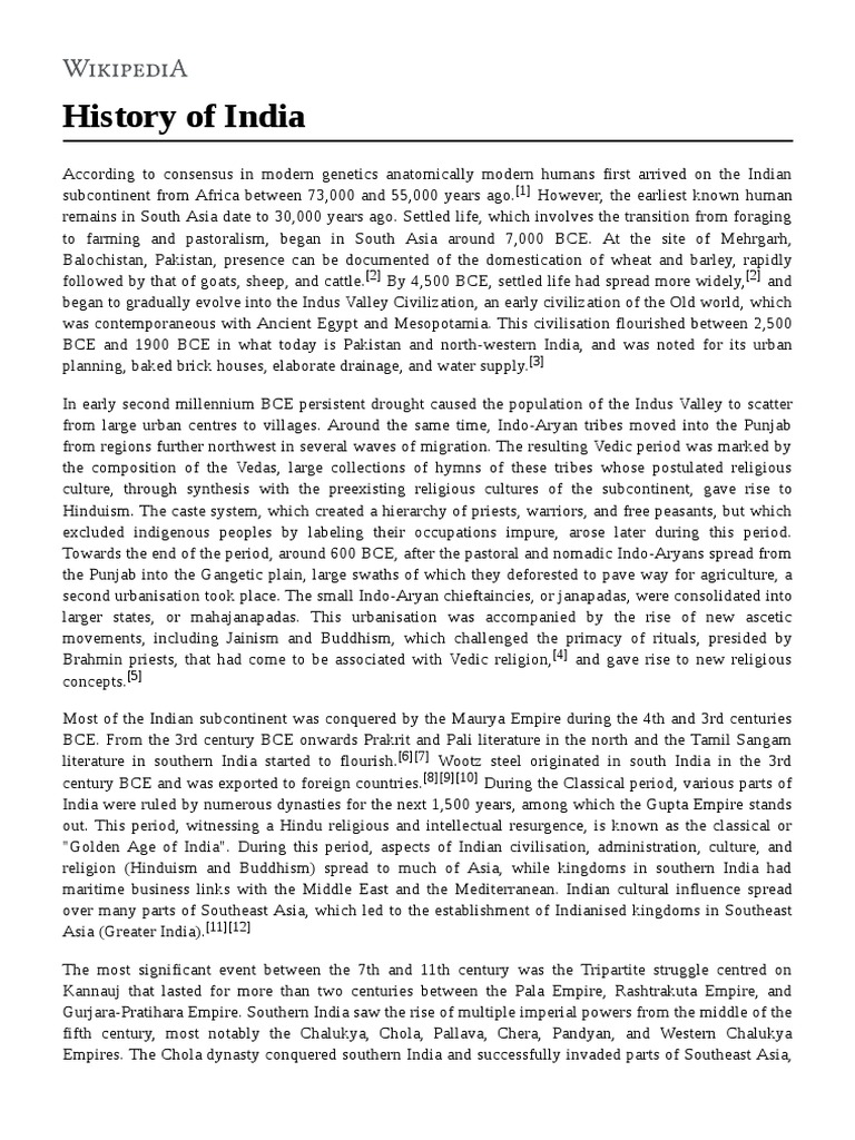 History of India | PDF