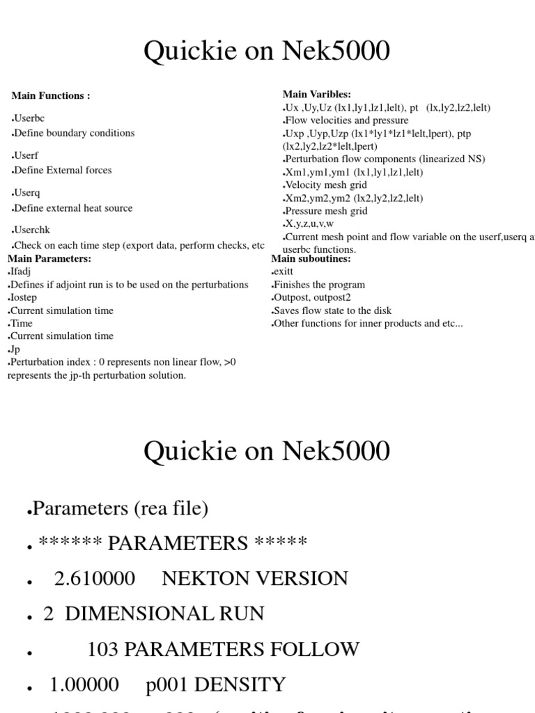 Nek5000 PDF | PDF | Areas Of Computer Science | Computing