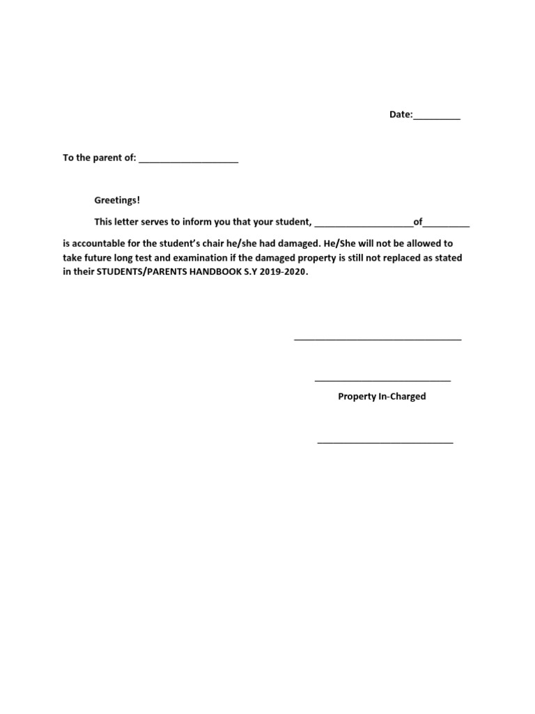 Damaged Letter | PDF