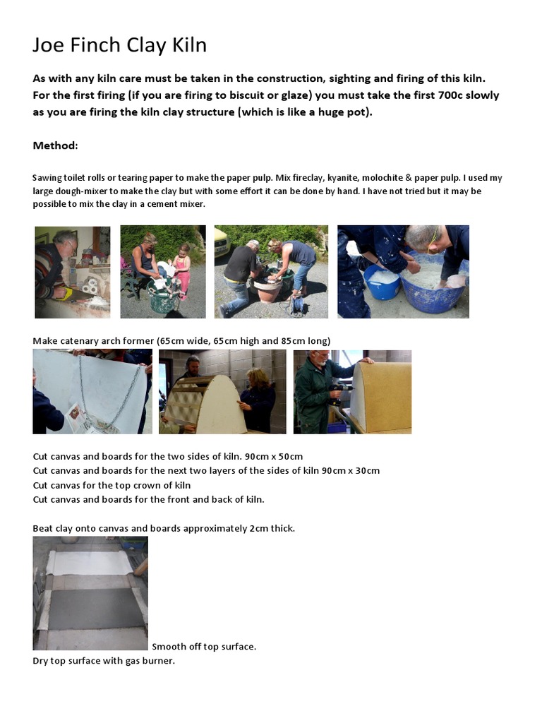 Clay Kiln-Joe Finch | PDF | Brick | Clay