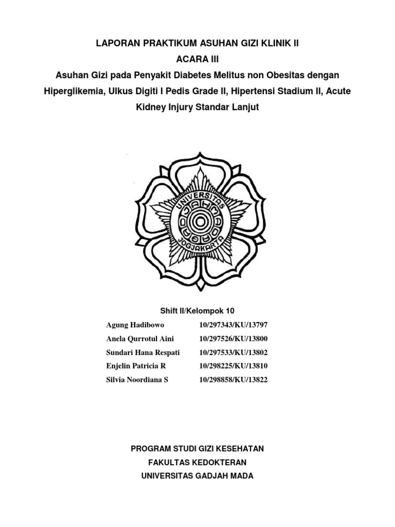 10 - DM2NO Dengan Hiperglikemia, Ulkus Digiti I Pedis Grade II, HT ST ...