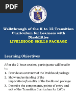 Presentations-K-to-12-Transition-Curriculum-for-LWDs | PDF