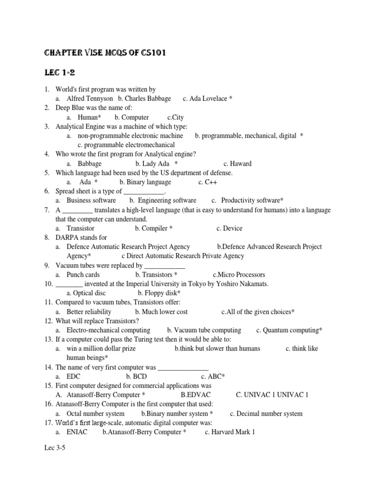 cs101 Mcqs | PDF | World Wide Web | Internet & Web