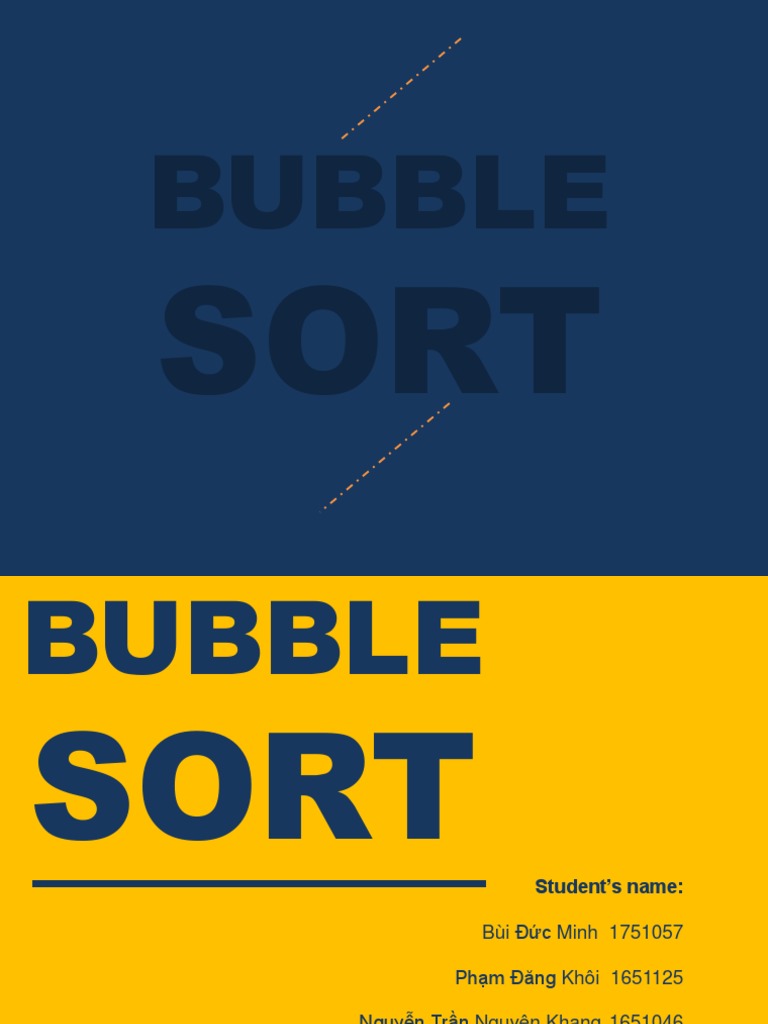 An Introduction To Bubble Sort Analyzing The Algorithm Pseudocode And Implementation Pdf