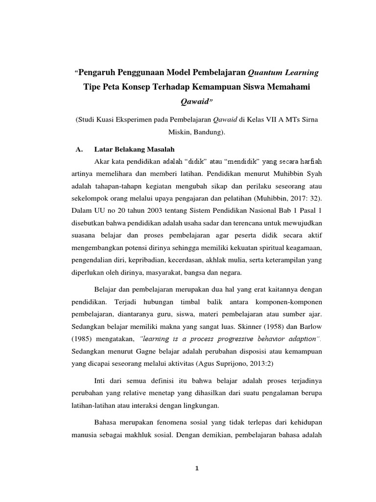 PROPOSAL METLIT (Revisi) | PDF