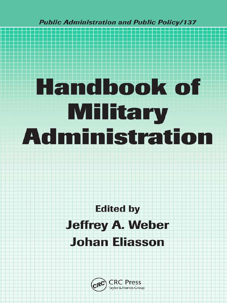 Pub Handbook of Military Administration Public Adminis | Download Free ...