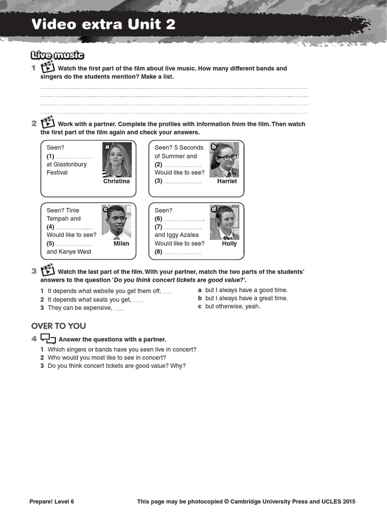 Video Worksheet | PDF
