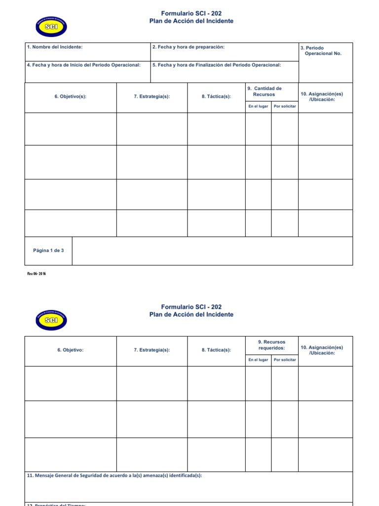 Formulario Sci - 202 | PDF | Planificación | Violencia